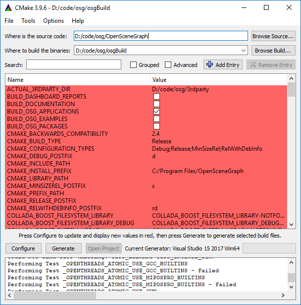 osg 3.4.1 编译 | wulu90.github.io